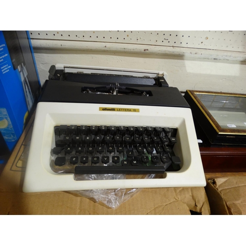 A Vintage Olivetti Typewriter In Original Case & Box