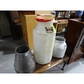 Two Vintage Milk Pails Etc