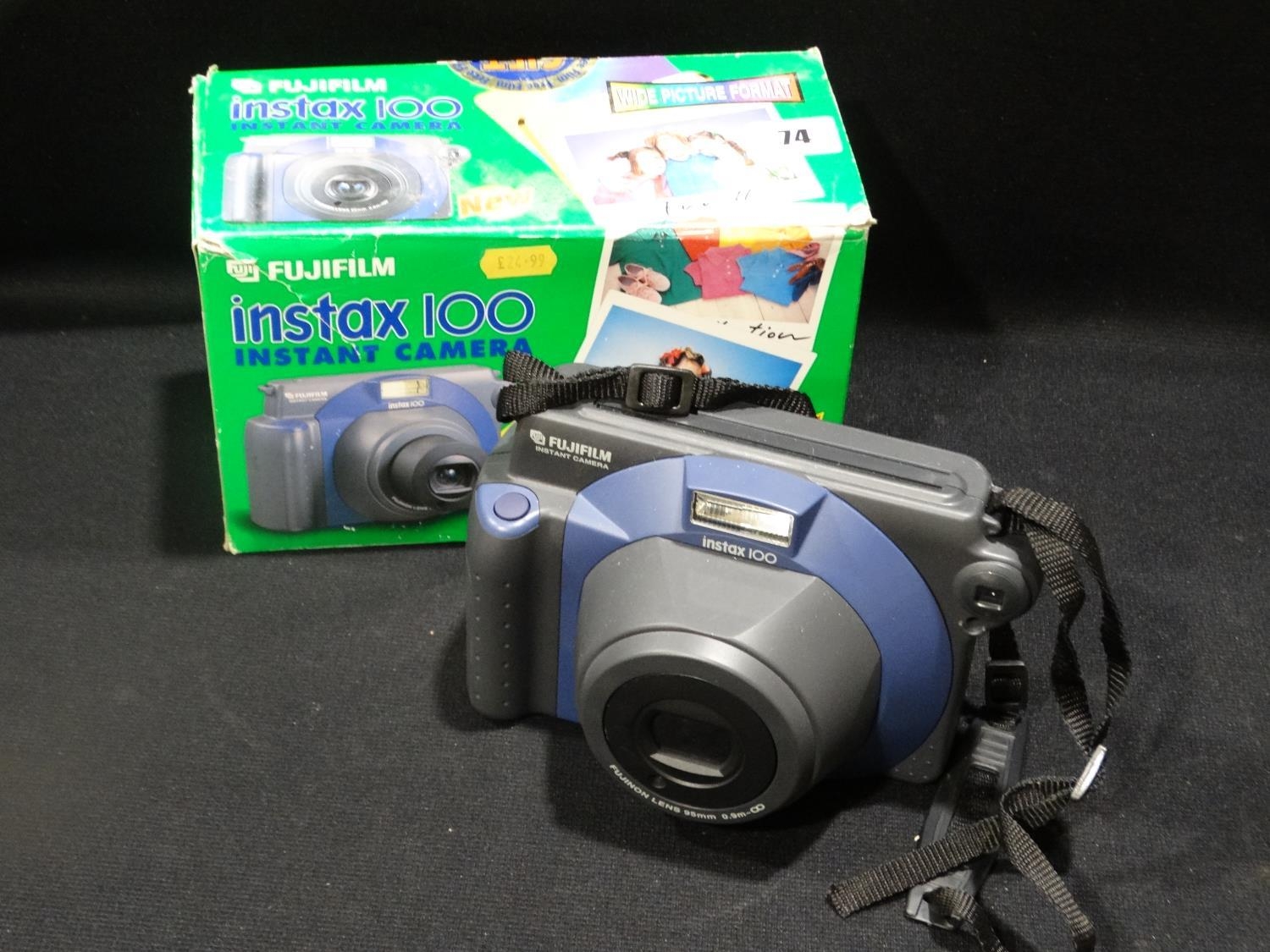 A Boxed Fujifilm Instax 100 Camera