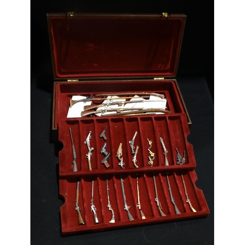 A Collectors Miniature Gun Collection, Mayfair Edition