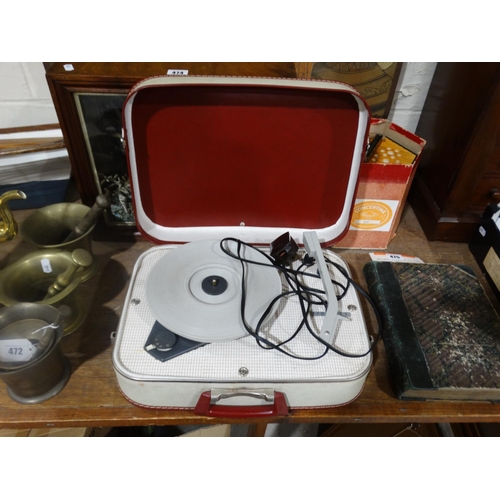 A Vintage Fidelity Portable Record Player