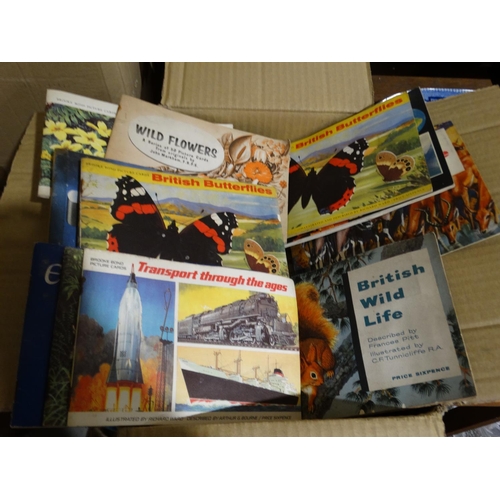 A Qty Of Tea & Cigarette Card Albums