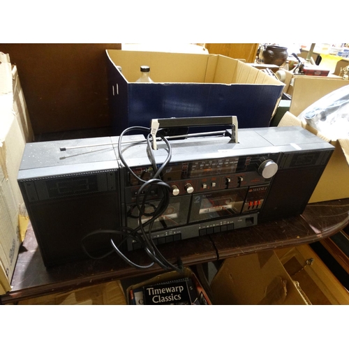 A Retro Matsui Portable Radio Cassette Player