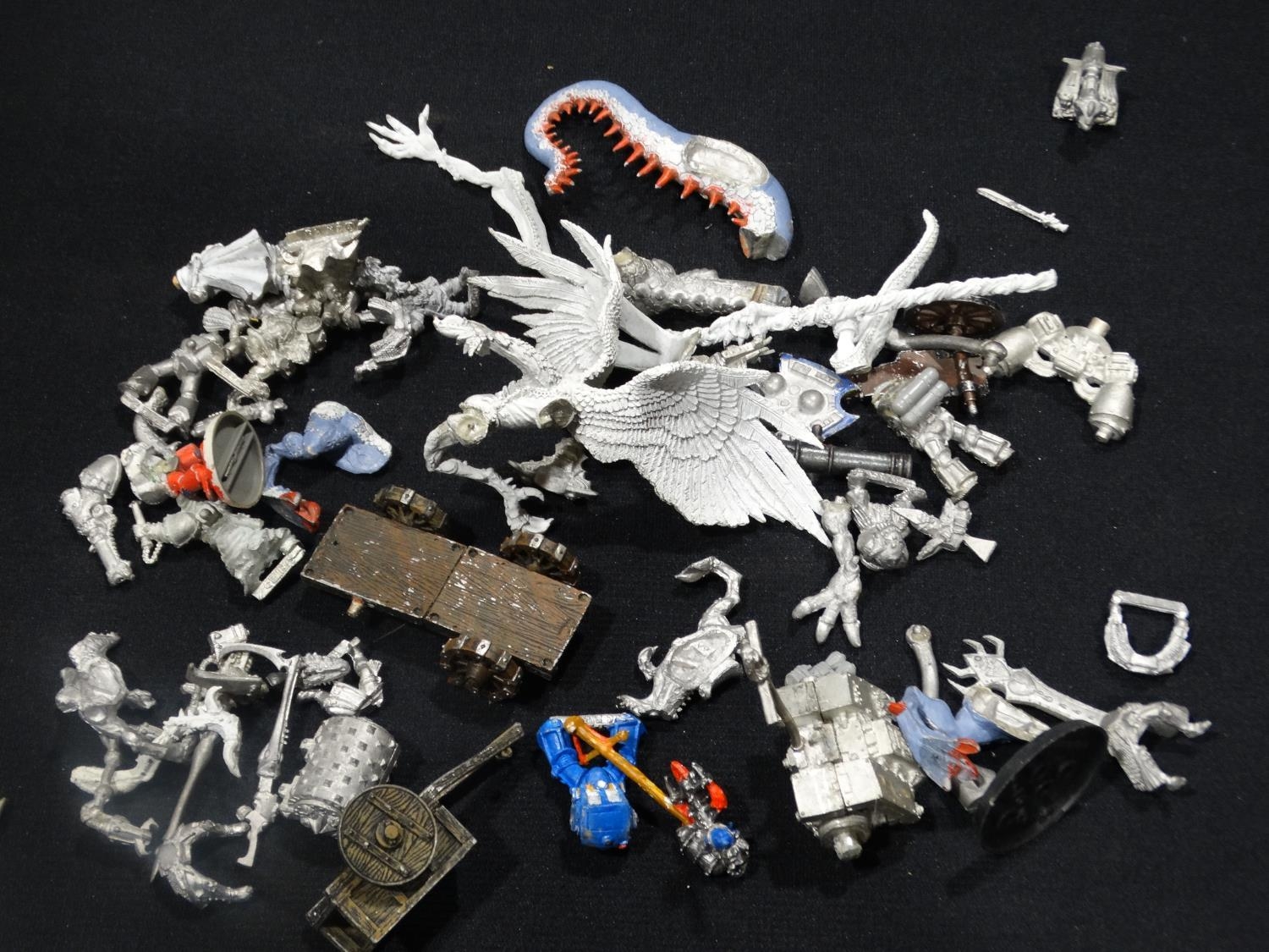 A Collection Of Warhammer Collectable Figures