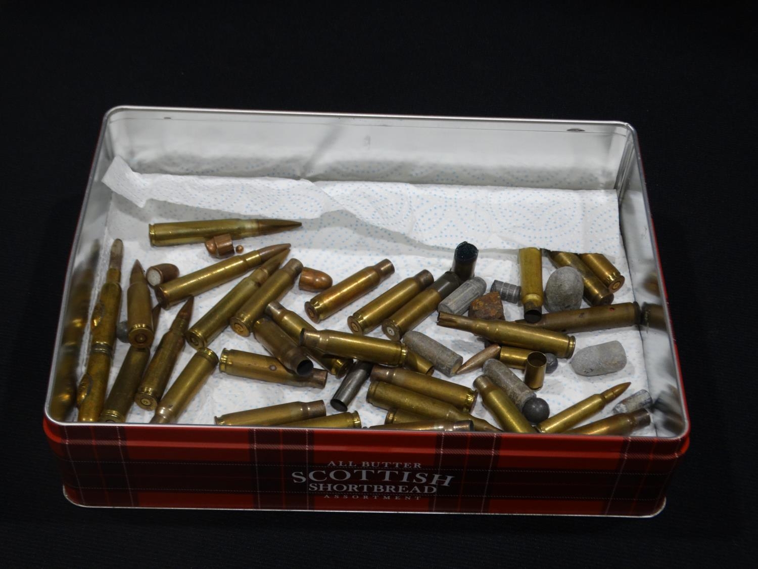 A Collection Of Spent Ammunition