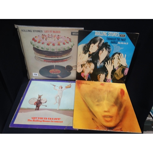 Four Rolling Stones 33rpm Records
