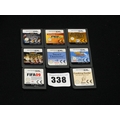 Eight Nintendo DS Game Cards