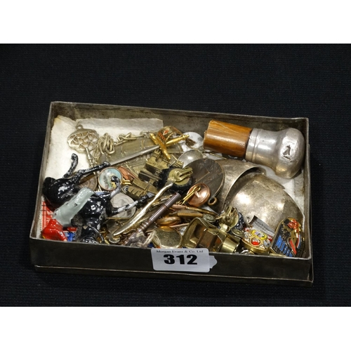 A Small Tin Of Collectables