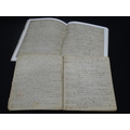 An Interesting Welsh Late 1800s Hand Written Journal Together With A ...