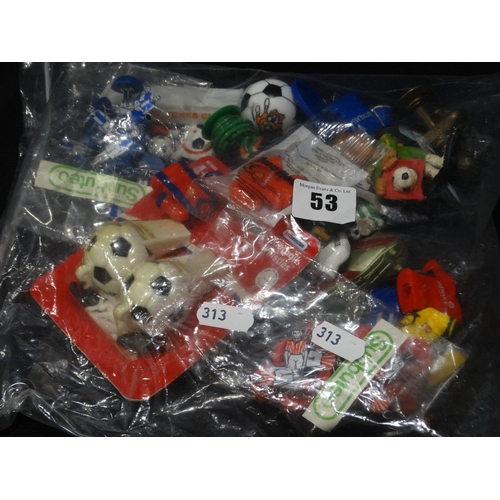 A Collection Of Vintage Football Toys