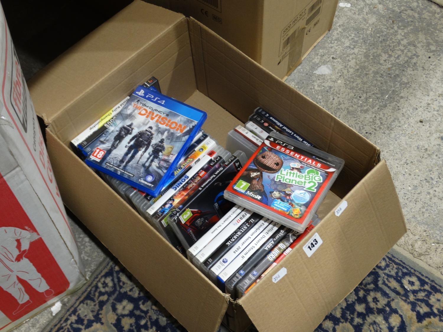 A Box Of Playstation 2,3 & 4 Games