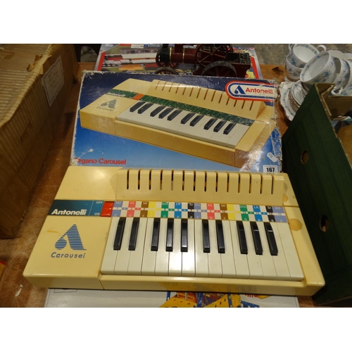 A Boxed Vintage Toy Keyboard