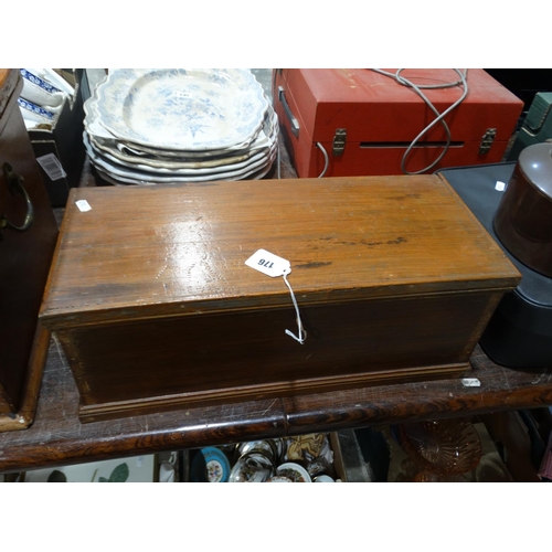 An Antique Wooden Storage Box
