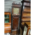 An Antique Oak Encased Long Case Clock With Square Brass Dial, Signed ...