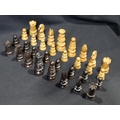 An Early 19thc English Calvert Pattern Wooden Chess Set In Original ...