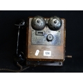 An Early 20thc Wall Mounted Magneto Telephone
