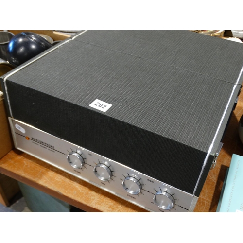 A Vintage Marconiphone Portable Record Player