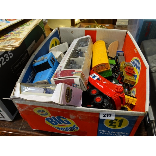 A Box Of Model Vehicles