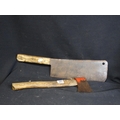 A Vintage Axe And Cleaver