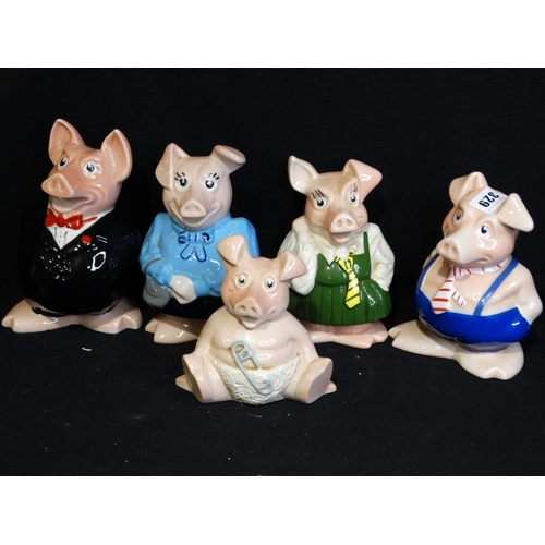 Five Wade Natwest Pigs