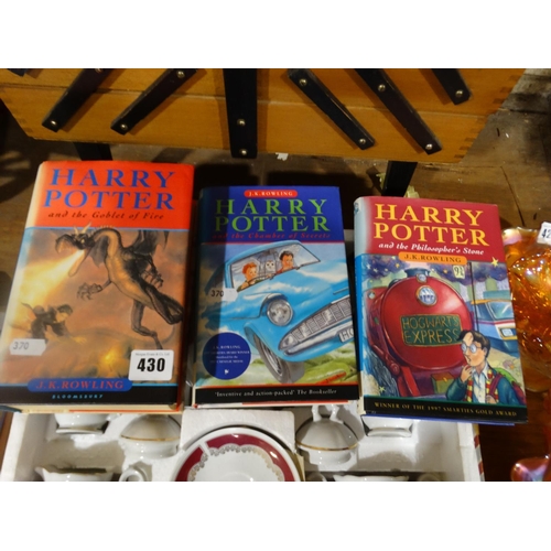 Three Harry Potter Hardback Books
