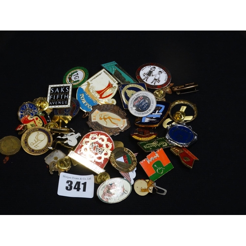 A Bag Of Vintage Pin Badges