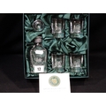A Boxed Welsh Royal Crystal Decanter And Glass Set