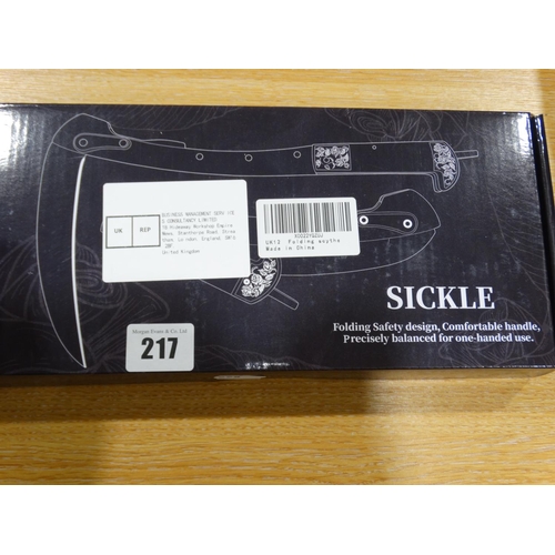 A New And Boxed Folding Sickle