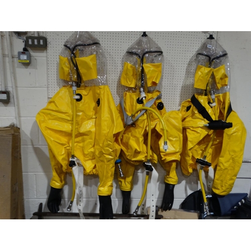 Three Chemical Laboratory Protective Suits