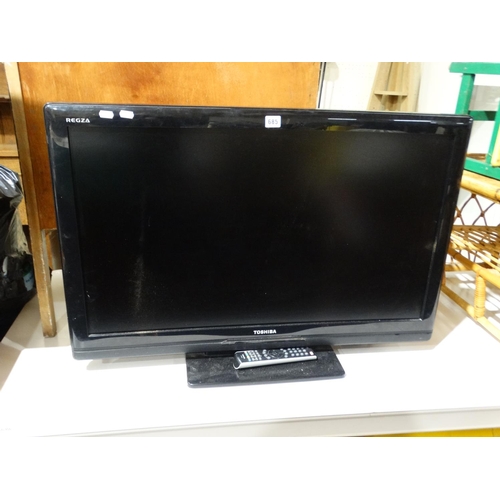 A Toshiba Flat Screen Tv