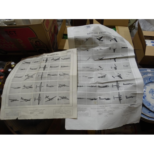 Two Aircraft Identification Posters
