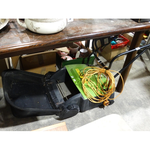 An Electric Lawn Rake