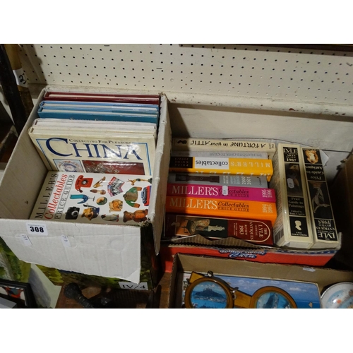 Two Boxes Of Antiques Reference Books