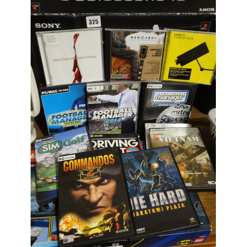 A Collection Of Retro Gaming PC/CDs, Together With A Qty Of Music CDs