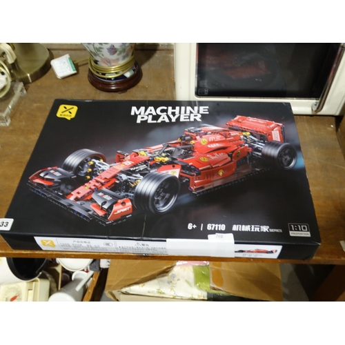 A Formula 1 Racing Car Model Kit