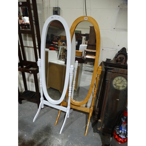 Two Cheval Mirrors
