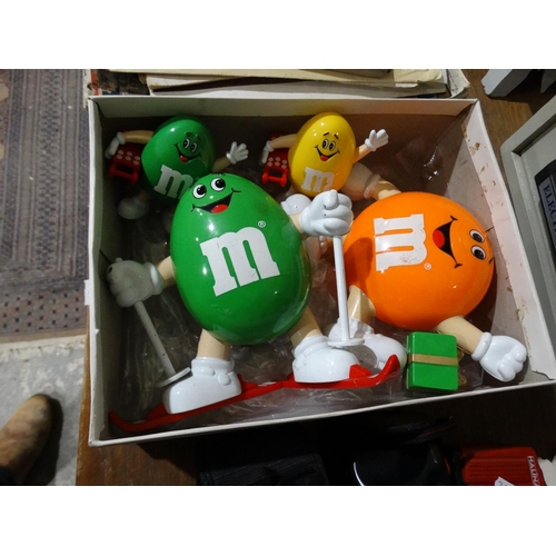 Four Collectable M & M Figures