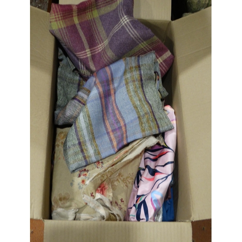 A Box Of Off-Cut Material Fragments