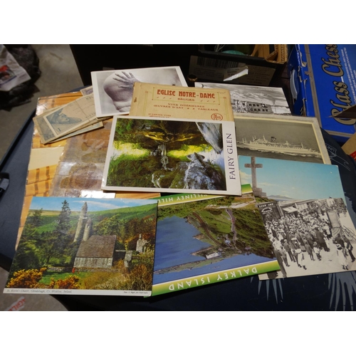 A Parcel Of Bank Notes & Postcards Including Local Views