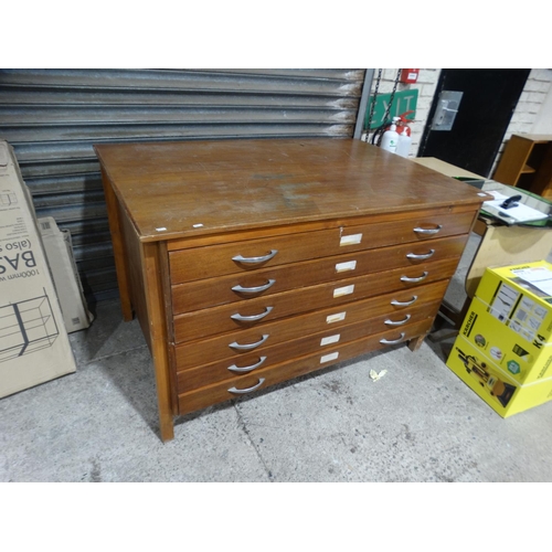 A Two Section Map Chest