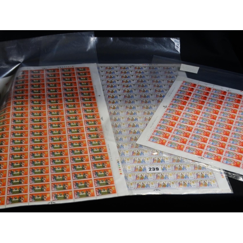 Three Full Sheets Of Stamps, 3 Wise Men, Christmas Angel & Declaration ...