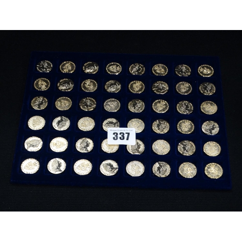 Forty-Eight Georgian Gambling Tokens