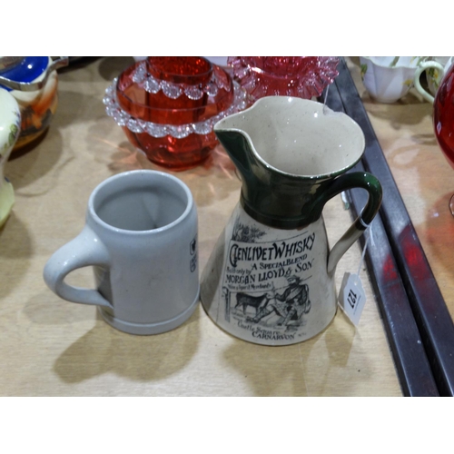 An Advertising Jug For Morgan Lloyd & Son, Caernarfon Etc (2)