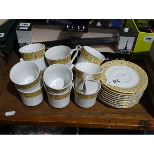 A Qty Of Gilt Decorated Coffee Ware