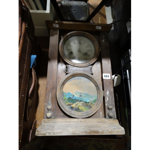 A Pendulum Wall Clock For Restoration