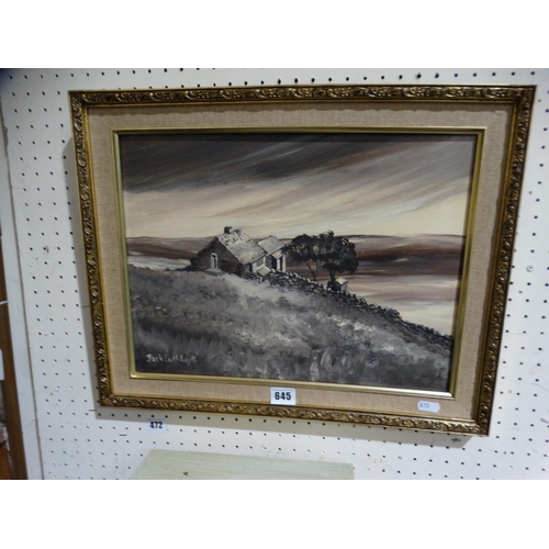 Jack Cuthbert, Oil, Rural Stone Cottage View