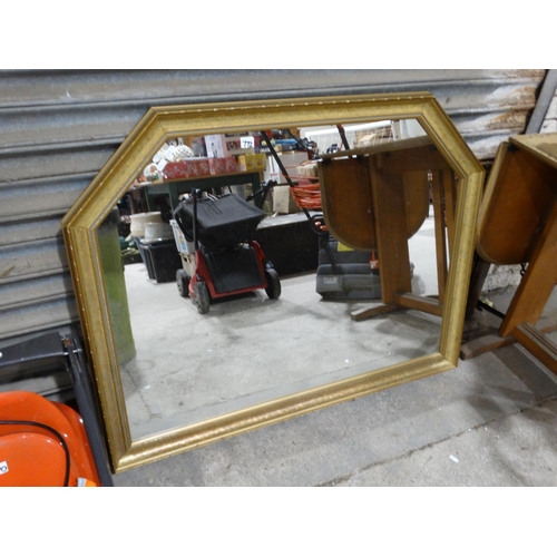 A Gilt Framed Over Mantel Mirror