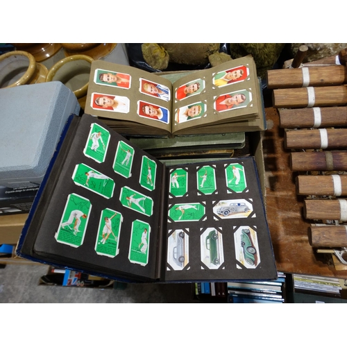 A Collection Of Cigarette Card Albums