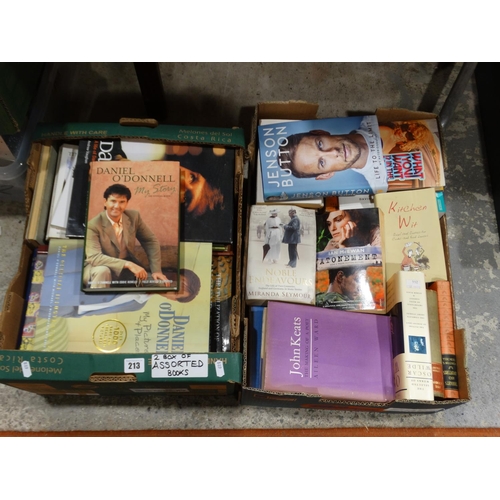 Two Boxes Of Mixed Books
