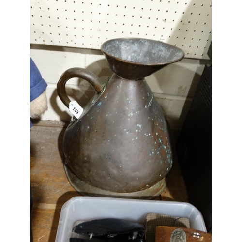 An Antique 2gal Copper Measure